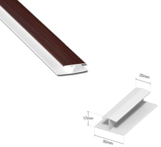 PVC External Shiplap Cladding - Rosewood - Virtual Plastics Ltd.