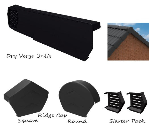 Universal Dry Verge Roof Kit (Manthorpe Ambidextrous Verge) - Virtual ...