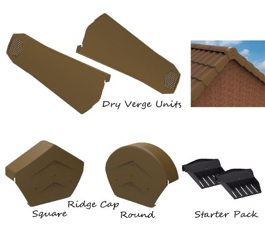 Universal Dry Verge Roof Kit (Manthorpe Ambidextrous Verge) - Virtual ...