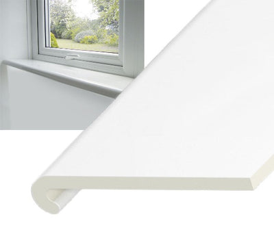 Window Sill Cover Boards - Rounded Edge (5m Length) - Virtual Plastics Ltd.