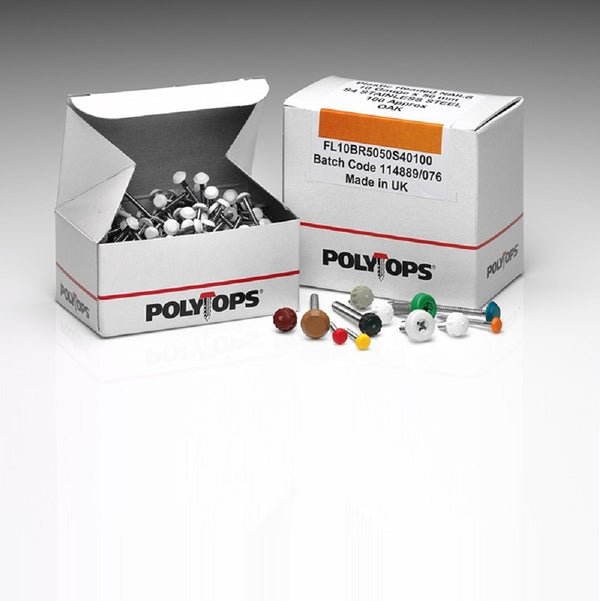 Polytop Plastic Headed Fixing Pins - Virtual Plastics Ltd.