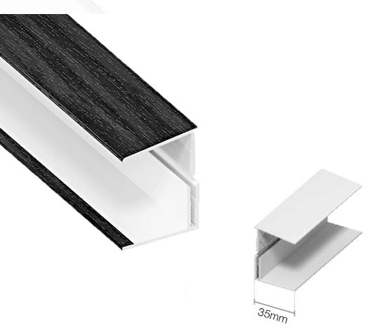 PVC External Shiplap Cladding - Anthracite Grey - Virtual Plastics Ltd.