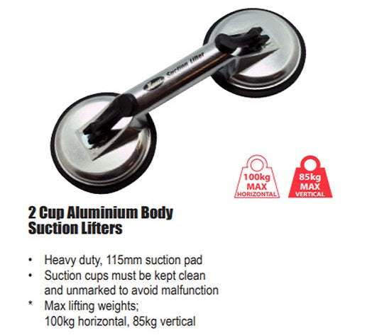 Xpert Glass Suction Plates - Double Vacuum Sucker Pads - Virtual ...